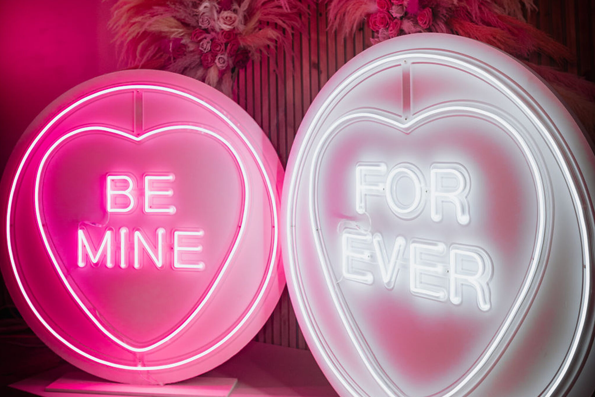 Neon Love Hearts - Pinch Me Please